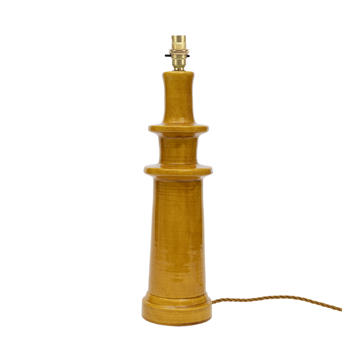Ivory Candlestick Lamp Base
