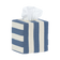 Square Tangier Stripe Tissue Box Cover