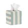 Square Tangier Stripe Tissue Box Cover