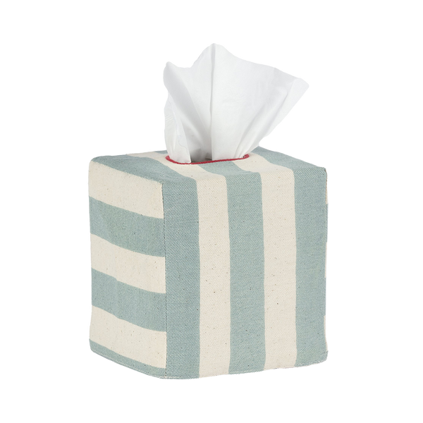Square Tangier Stripe Tissue Box Cover