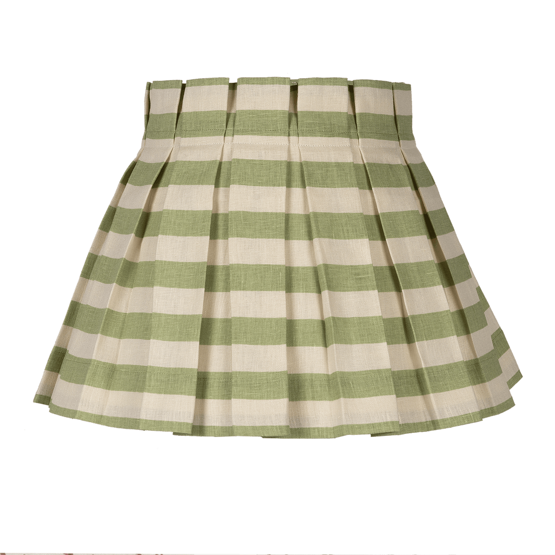 Tangier Stripe Linen Box Pleat Lampshades