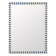 Denim Striped Fabric Mirror